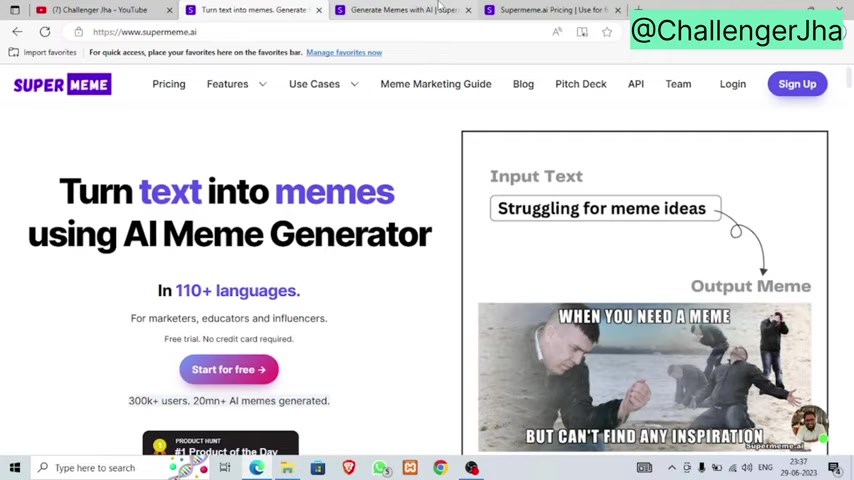 Supermeme.ai: Turn Text to Memes with AI Meme Generator