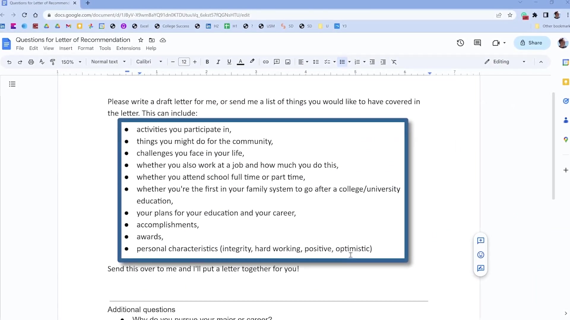 Crafting a Letter of Recommendation with ChatGPT: A Quick Guide