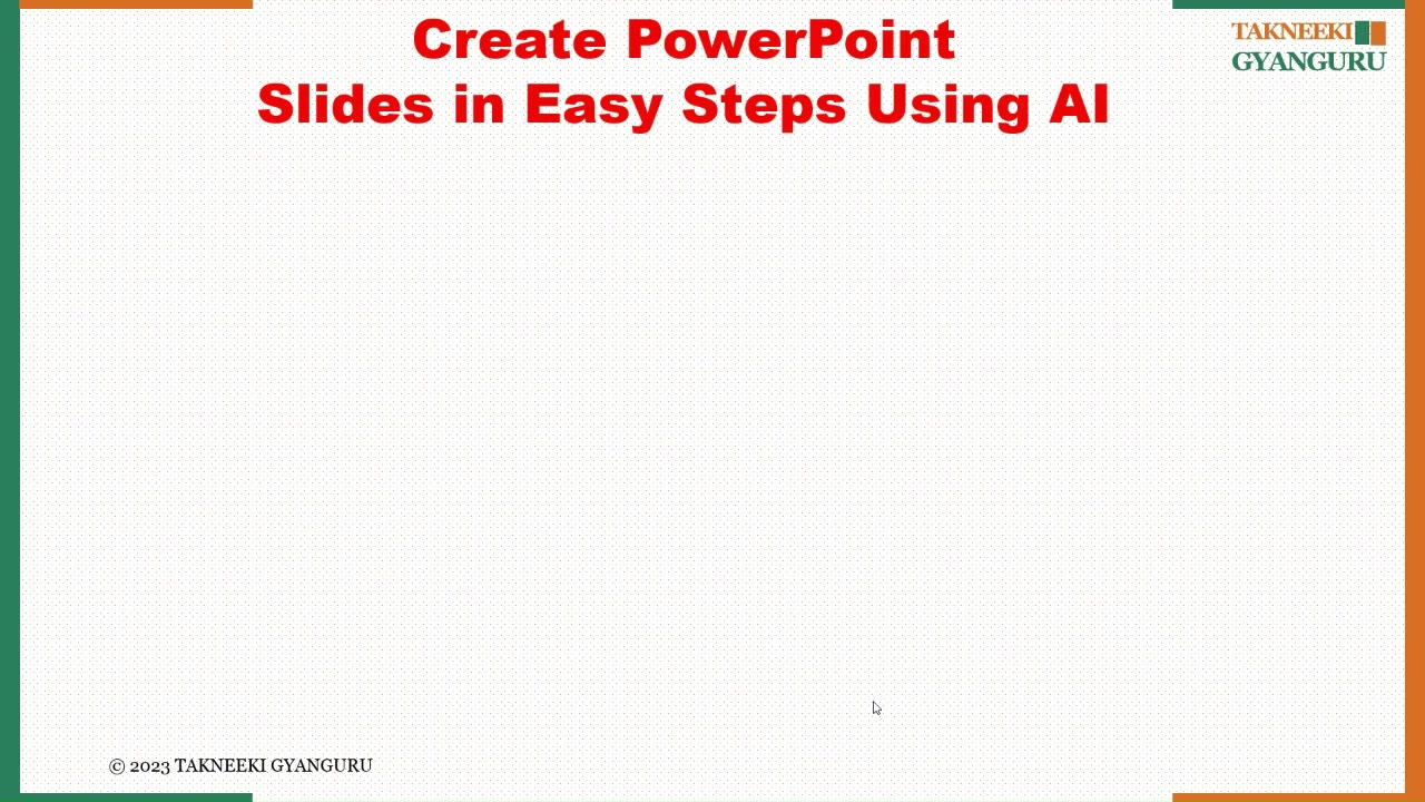 Crea Presentaciones Impactantes: PowerPoint con Inteligencia Artificial