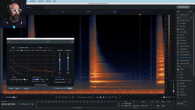 Clean Noisy Audio: Mastering iZotope RX Spectral De-noise