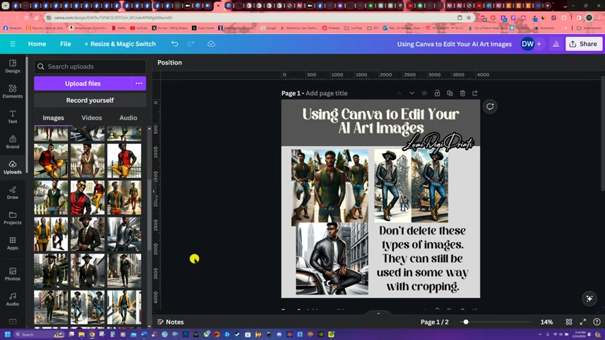 Edit AI Art in Canva: A Beginner's Guide to Flawless Images