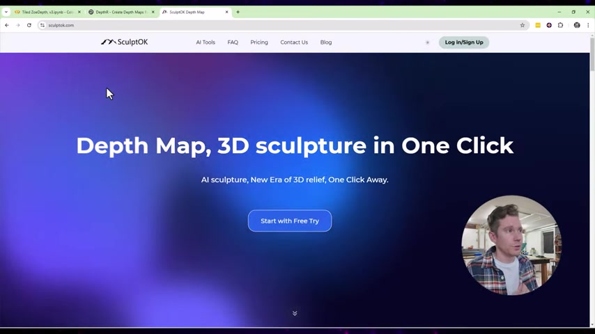 深度解析SculptOK：激光雕刻深度图AI生成器评测