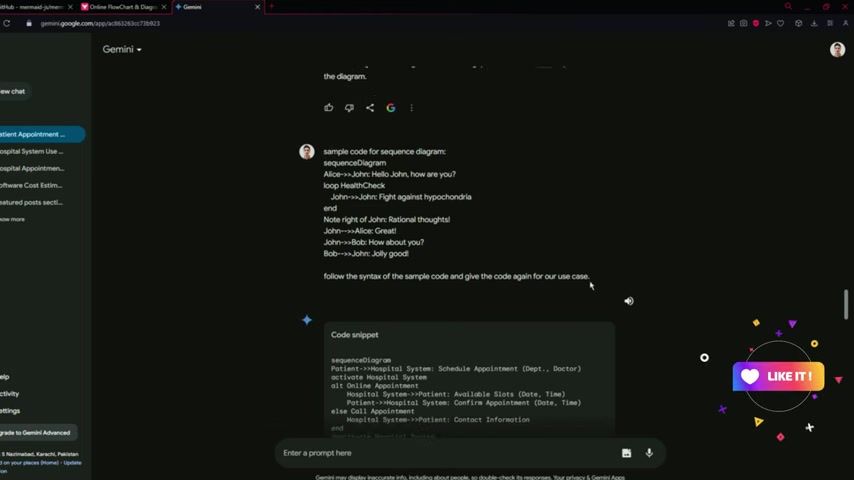 Google Geminiでシステム図を生成する方法：Mermaidとの比較