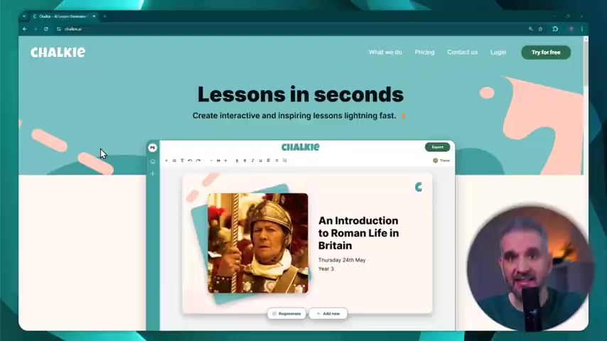 Chalkie AI: Crea presentaciones y hojas de trabajo educativas en segundos