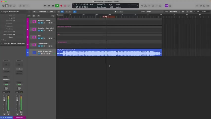 Logic Pro's Stem Splitter: A Deep Dive & Comparison