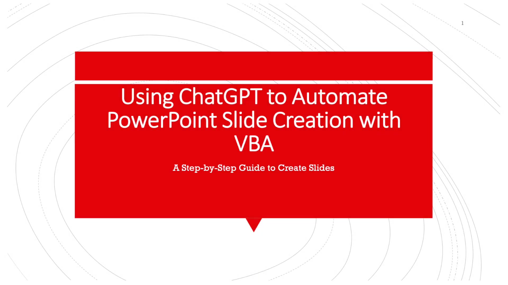Automate PowerPoint Slides with ChatGPT and VBA: A Step-by-Step Guide