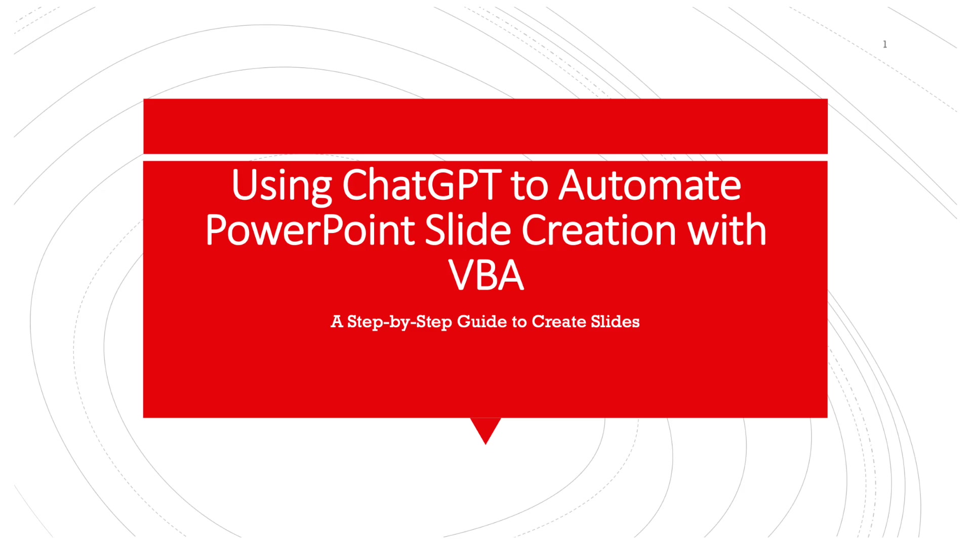 Automate PowerPoint Slides with ChatGPT and VBA: A Step-by-Step Guide