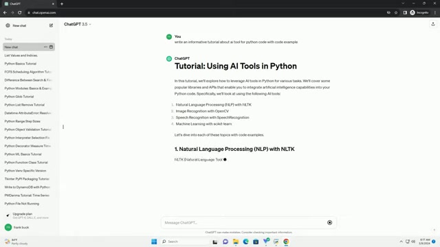 KI-Tools in Python: Ein umfassender Leitfaden mit Codebeispielen