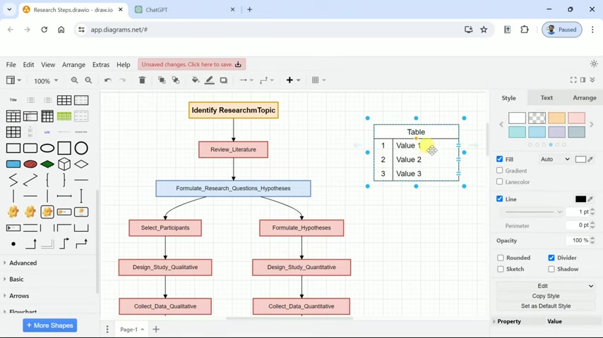 Crea diagramas de flujo gratis con ChatGPT y Draw.io