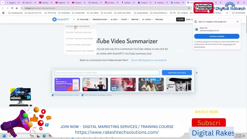NoteGPT: Effortlessly Summarize YouTube Videos to Text