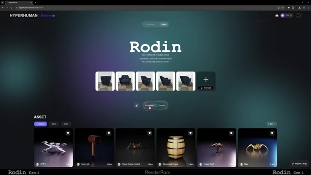 Rodin Gen-1: Revolutionizing 3D Modeling with AI - A Deep Dive