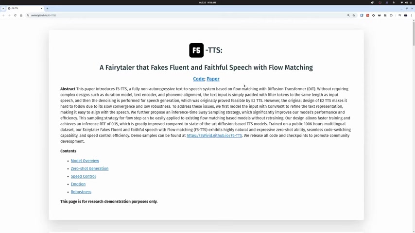 F5-TTS：AI文本转语音，情感丰富，操作指南