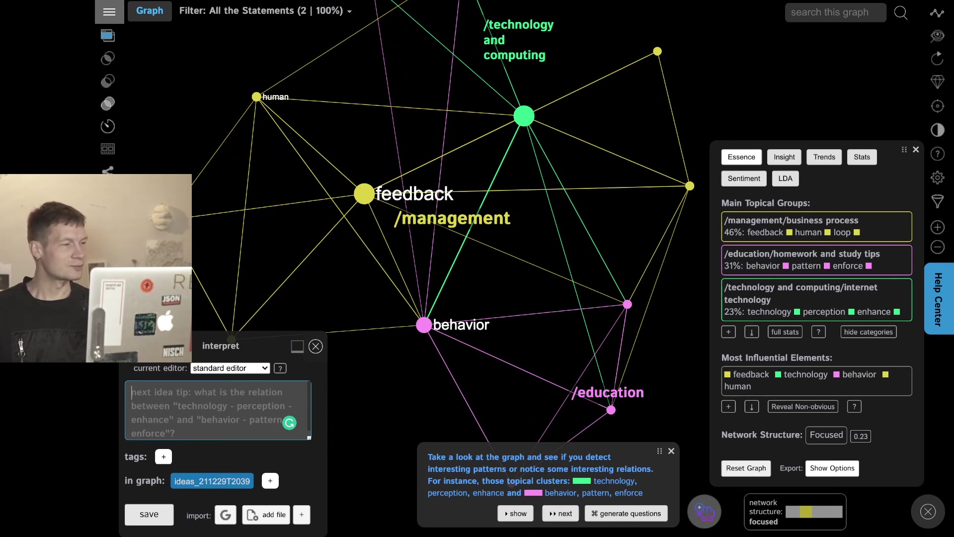 Infranodus: Visualize Text Networks and Extract Key Insights
