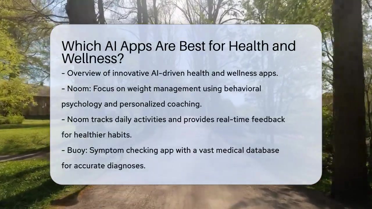 Top AI Apps for Health & Wellness: Your Ultimate Guide 2025