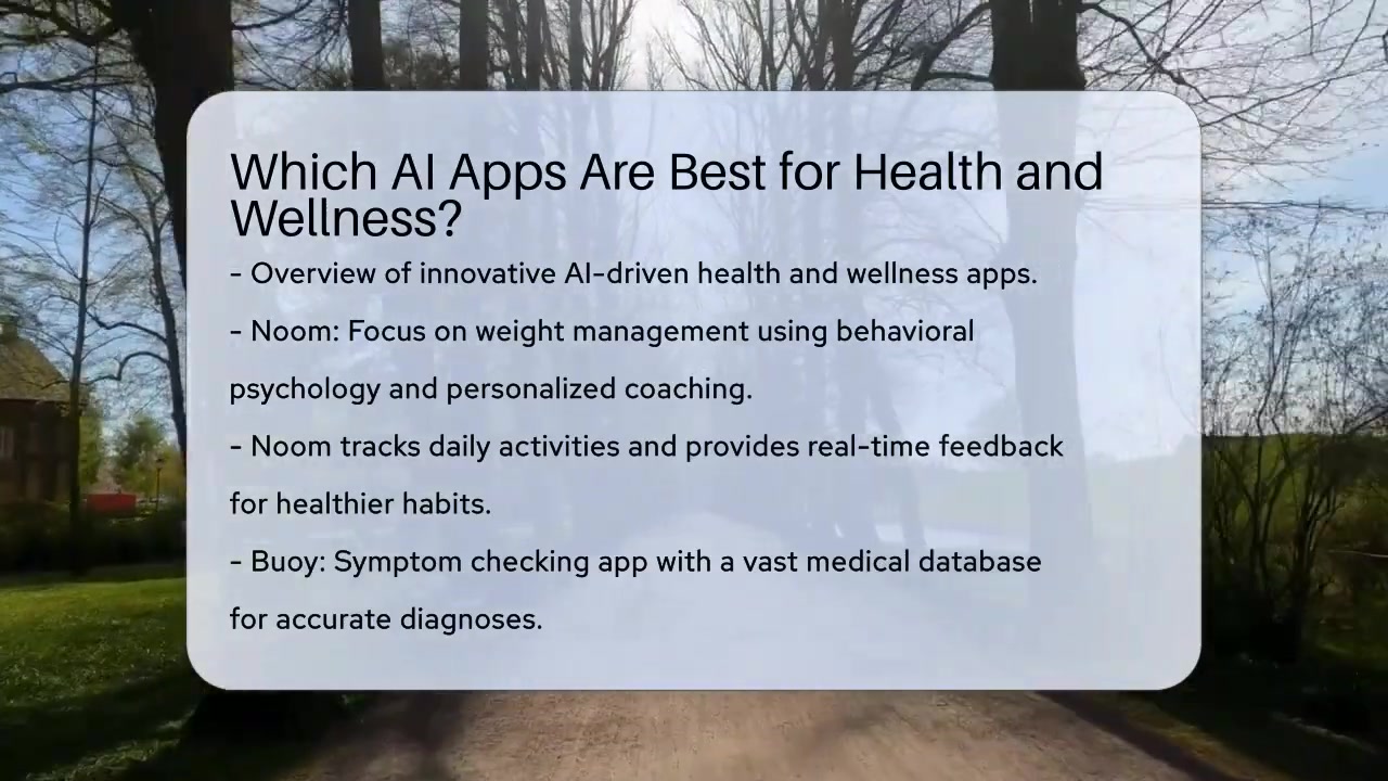 Top AI Apps for Health & Wellness: Your Ultimate Guide 2025