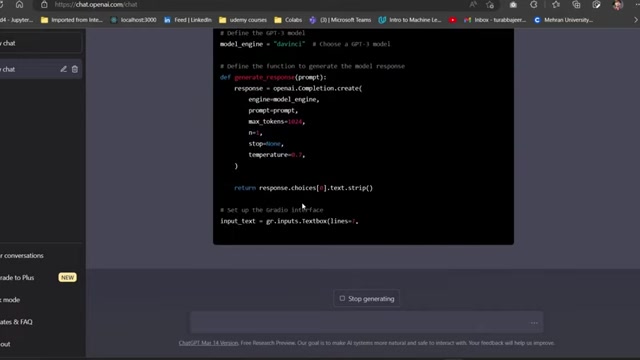Crear un Chatbot con la API de ChatGPT y Gradio: Guía Completa