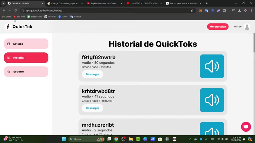QuickTok: La Mejor App de Doblaje con IA en 2025