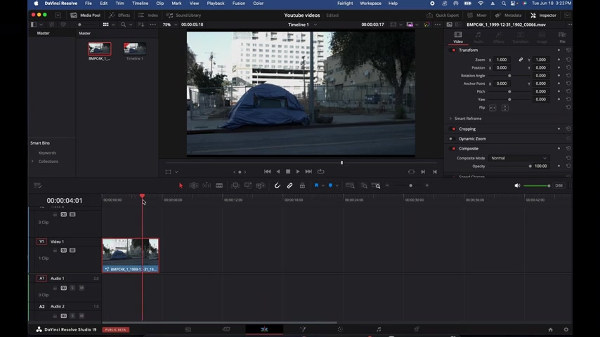 Object Removal Tutorial in DaVinci Resolve (Beta 19)