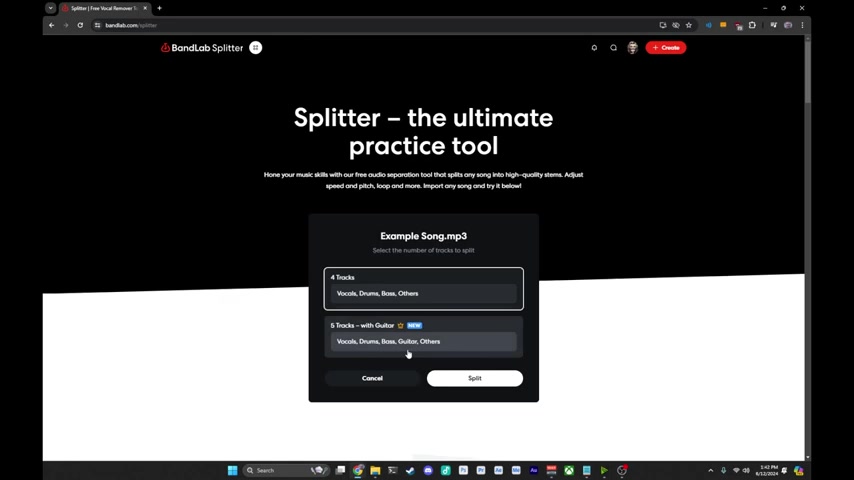 BandLab Splitter: Easily Extract Vocals, Drums & More with AI