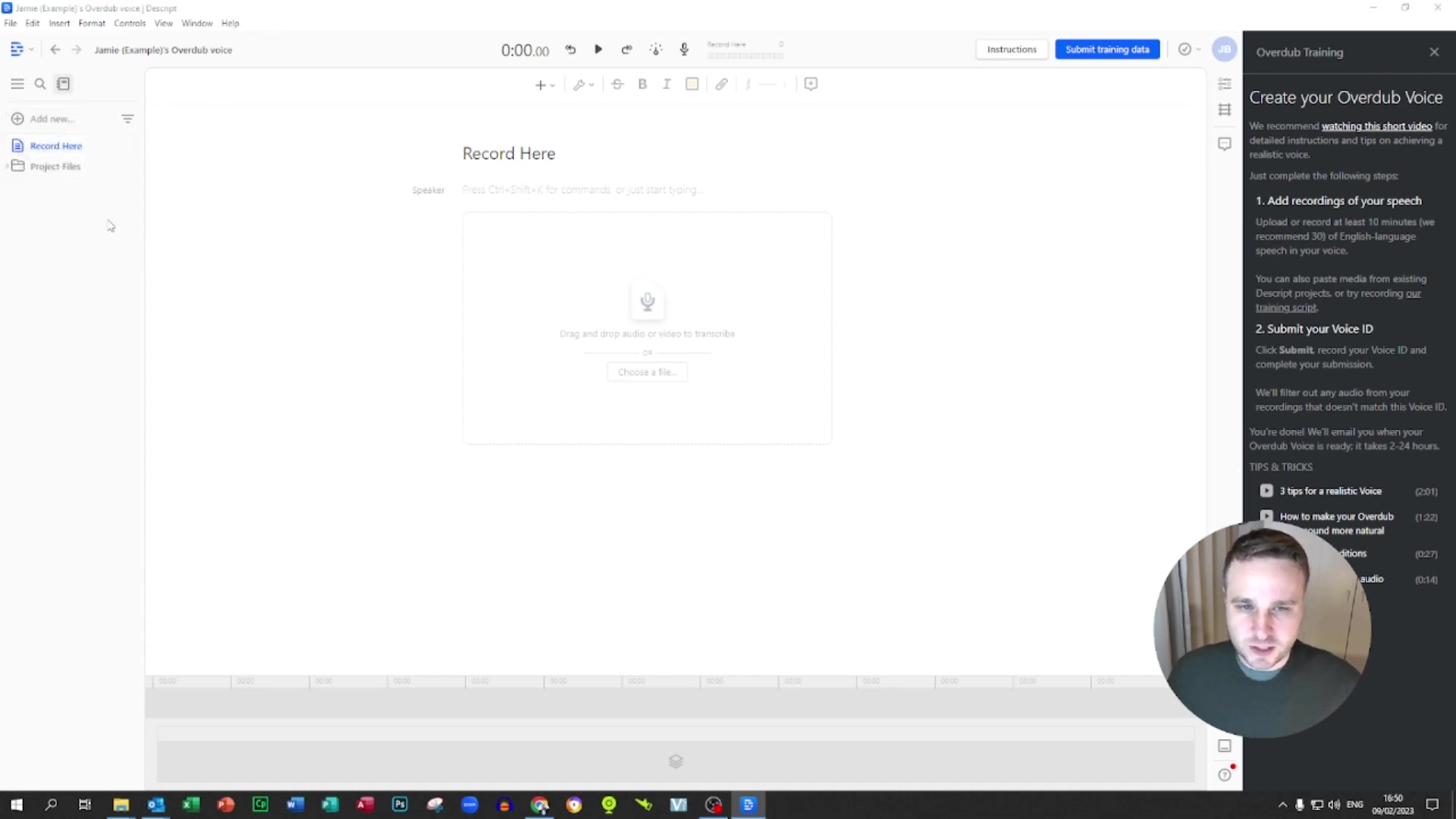 AI Voice Cloning with Descript: A Comprehensive Tutorial