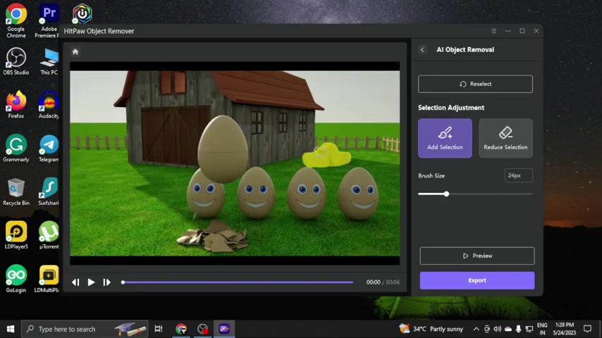 HitPaw Video Object Remover：轻松移除视频中不需要的物体