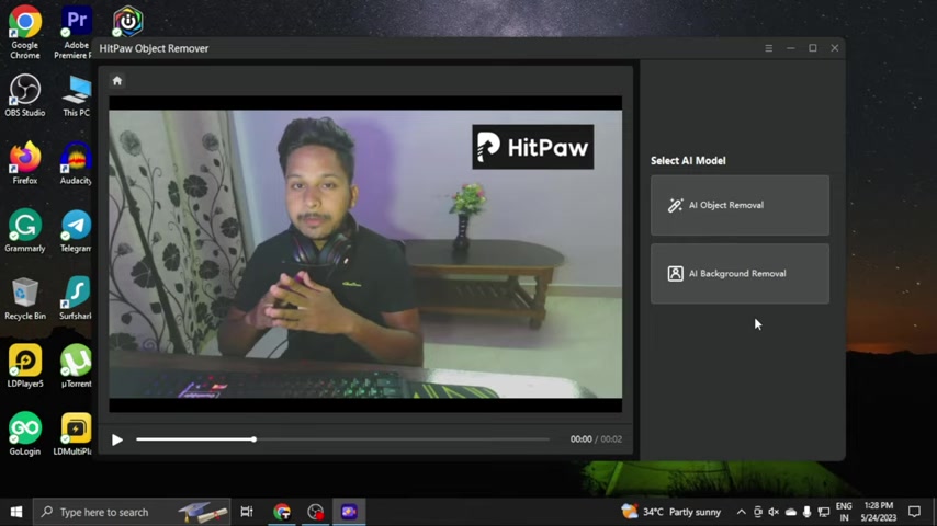 HitPaw Video Object Remover：轻松移除视频中不需要的物体