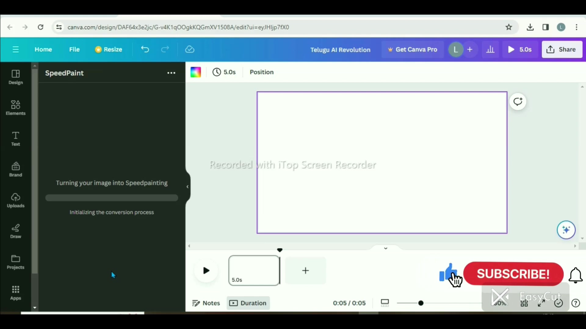 Create Animated Whiteboard Videos Easily with Canva's SpeedPaint