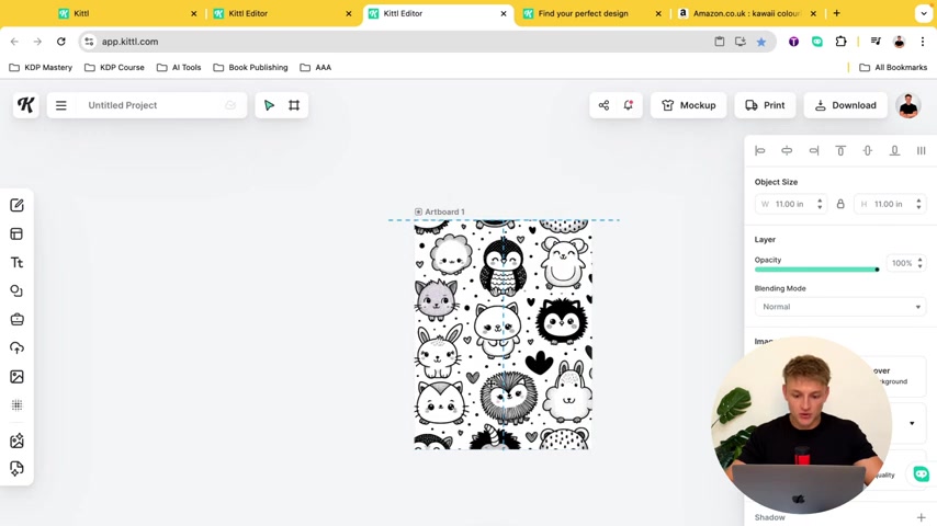 Create KDP Coloring Books with AI: A Kittl Tutorial