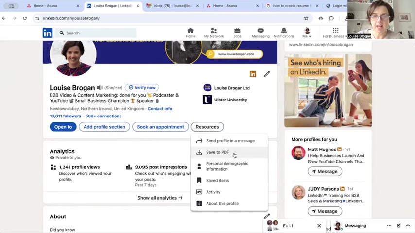 Unlock Your LinkedIn Profile: Download as a Resume PDF