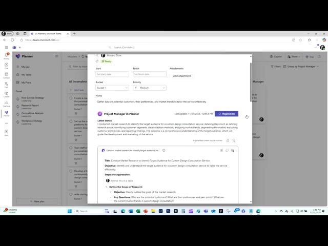 プロジェクト管理をAIで革新！Microsoft Planner Project Manager Agentの詳細解説