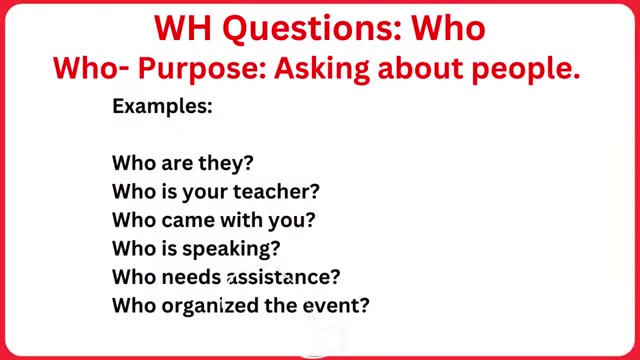 Mastering WH Questions: A Comprehensive Guide with Examples