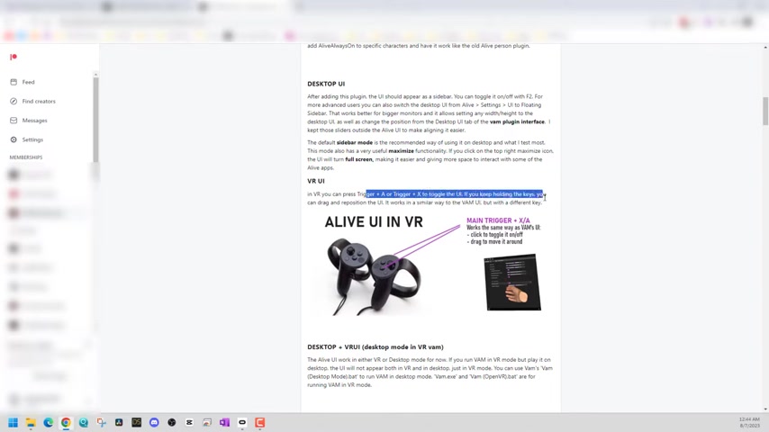 VaM 虛擬伴侶完全指南：AI聊天機器人設定與應用