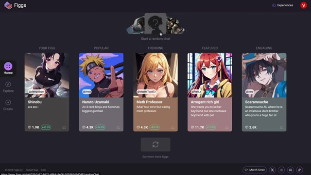 Figgs AI 最新アップデート：AIキャラクターとの自由な会話体験