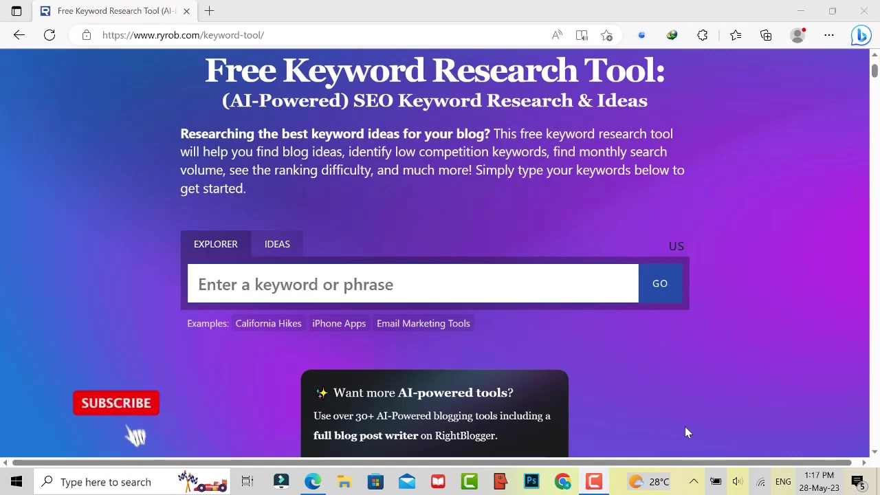 RyRob Keyword Tool: The Ultimate Free AI SEO Keyword Research