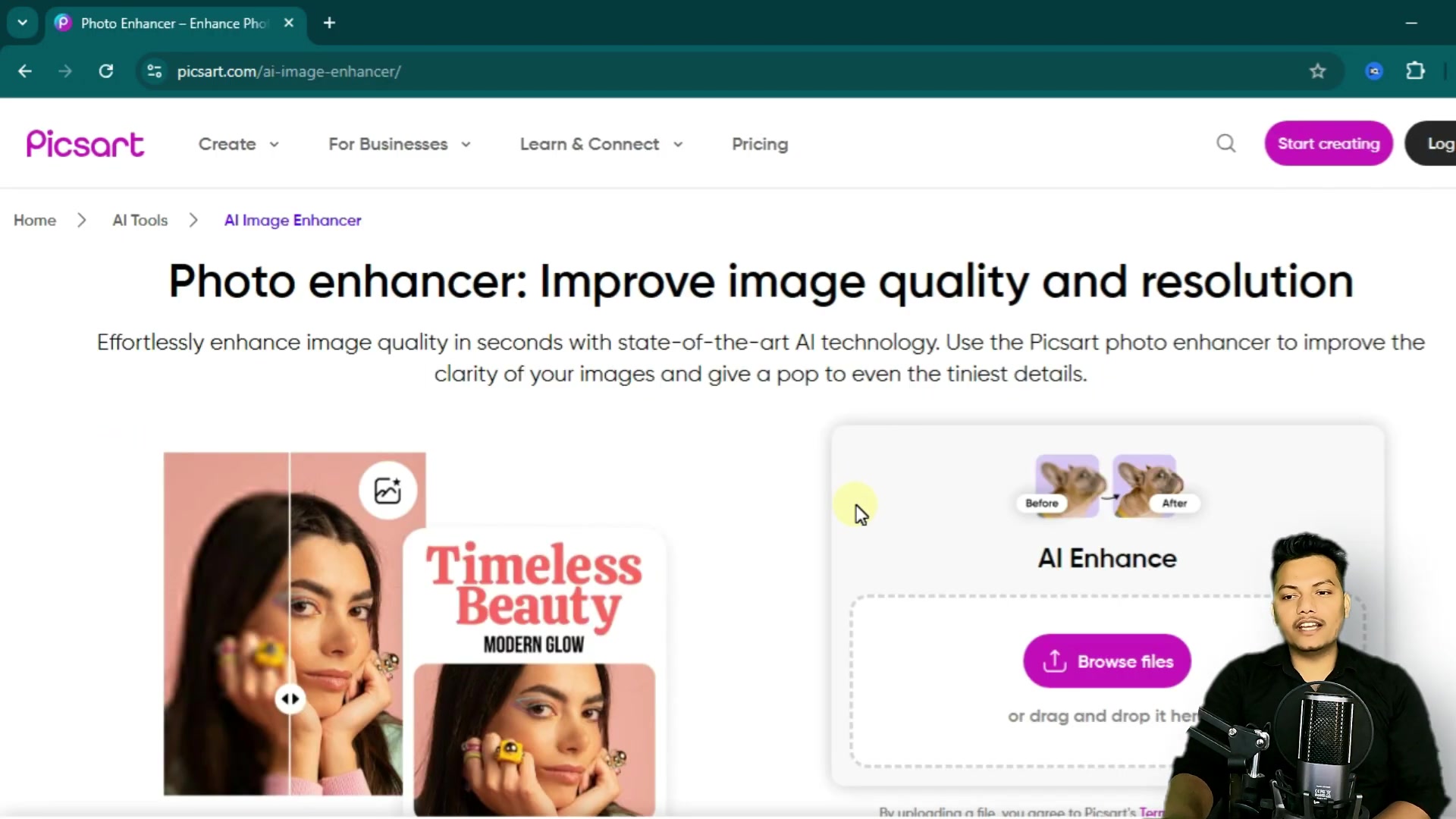 Mejora tus fotos gratis con IA: Guía Picsart 2025