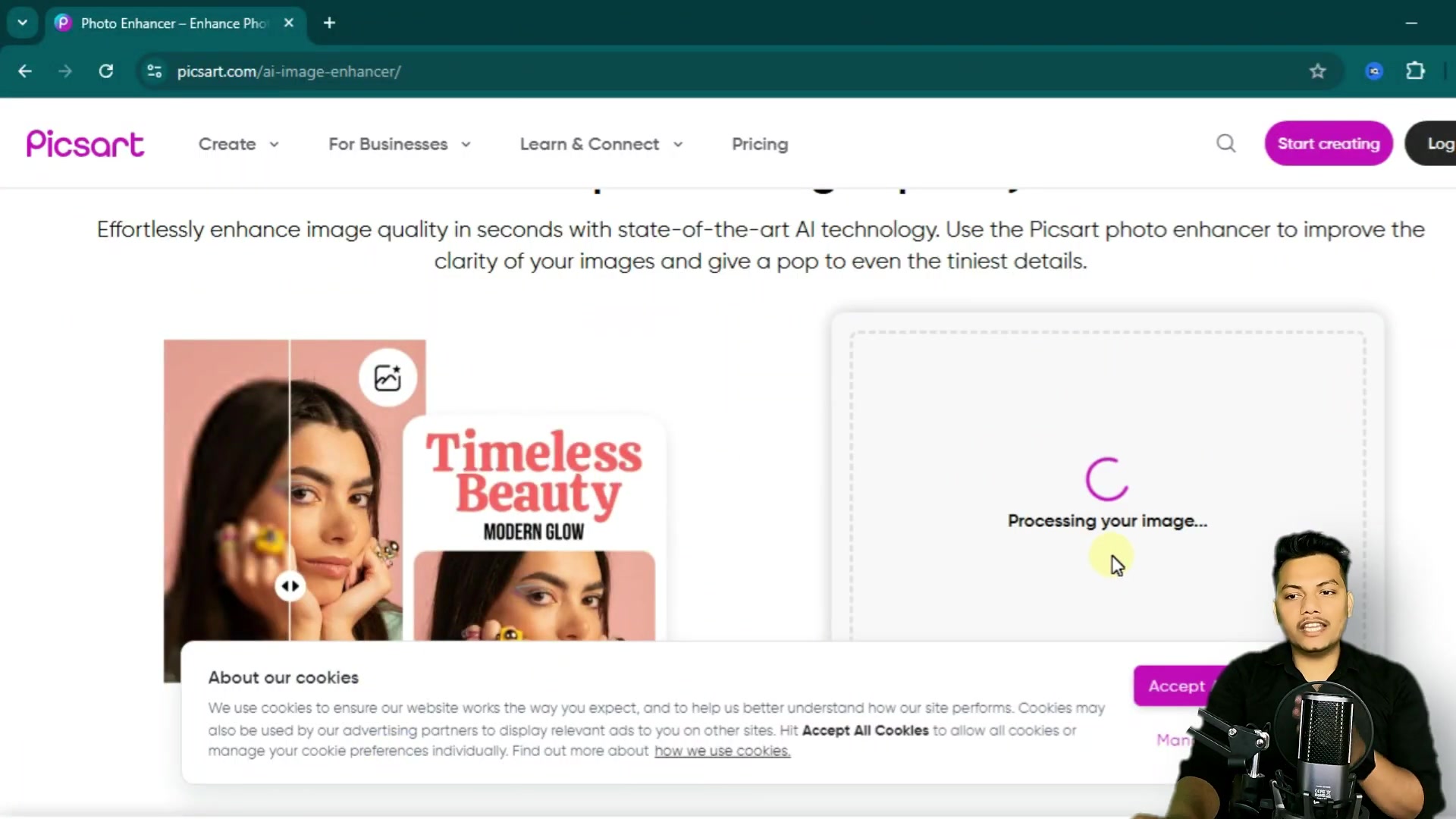 Mejora tus fotos gratis con IA: Guía Picsart 2025