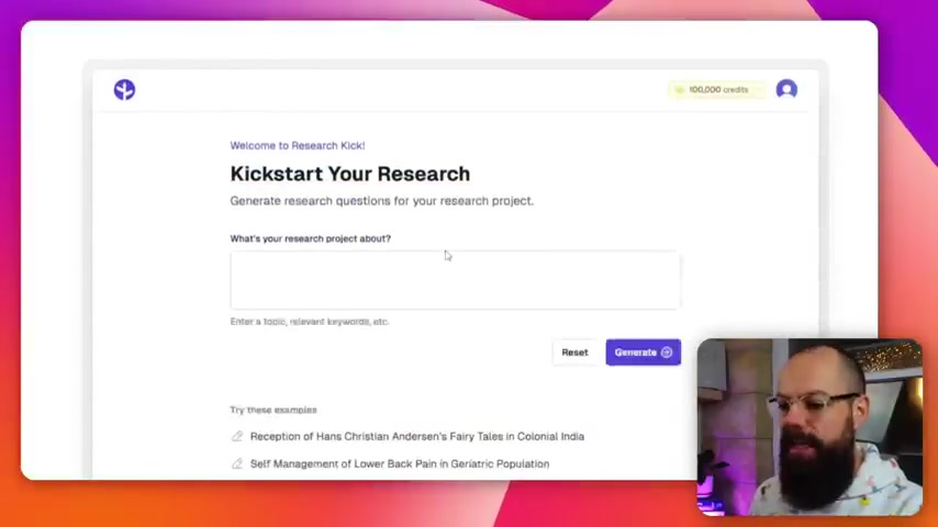 Research Kick: AI Tool for Academic Research Review