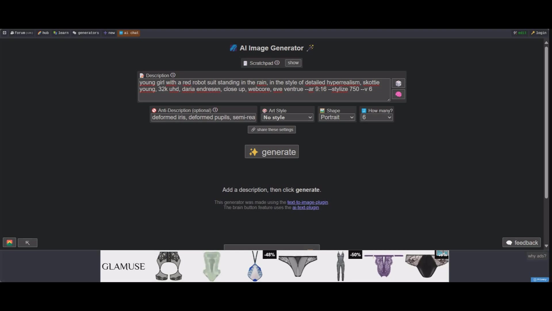 AI Image Generator Tools: Perchance.org Comprehensive Review