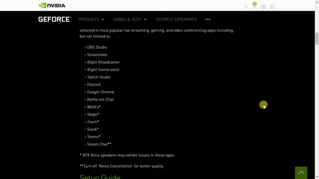 NVIDIA RTX Voice：AI降噪终极指南