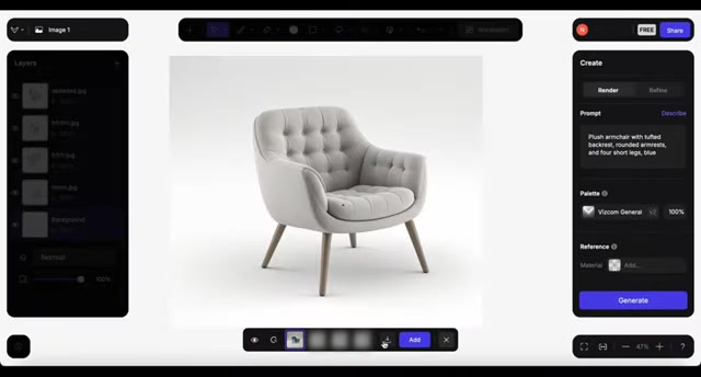 Vizcom AI: Transform Sketches to 3D Models Instantly