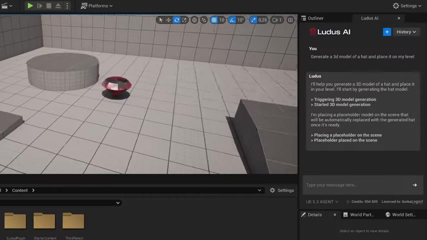 Unreal Engine 5: Ludus AIプラグインでゲーム制作を革新