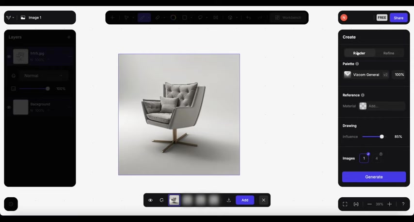 Vizcom AI: Transform Sketches to 3D Models Instantly