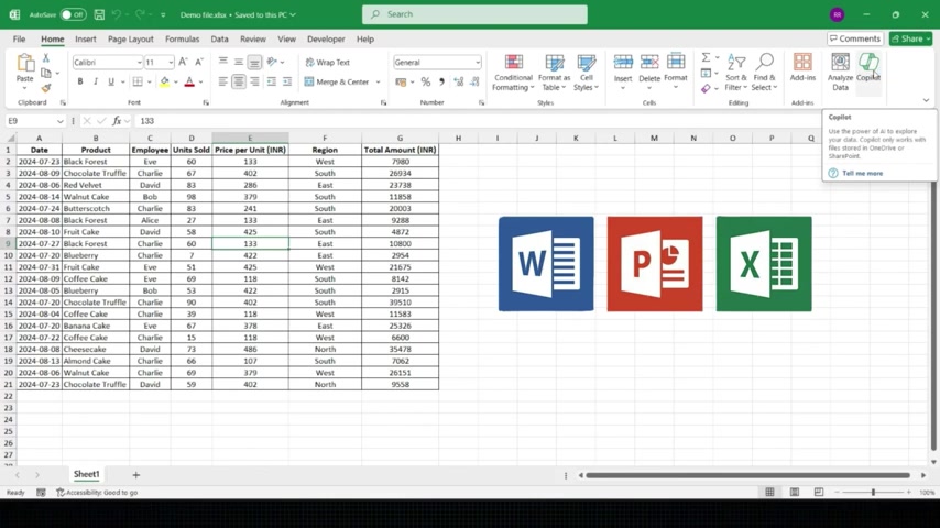 Create Excel Pivot Tables with AI: Microsoft Copilot Tutorial