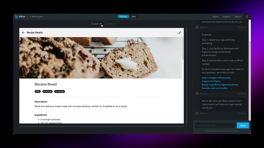 Buzzy教程：30分钟内用AI和无代码搭建APP
