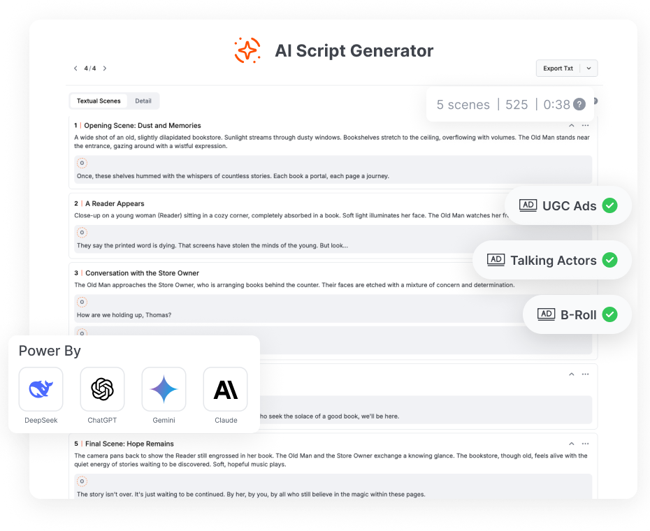 Generatore di Script Pubblicitari AI Gratis | Nextify.ai