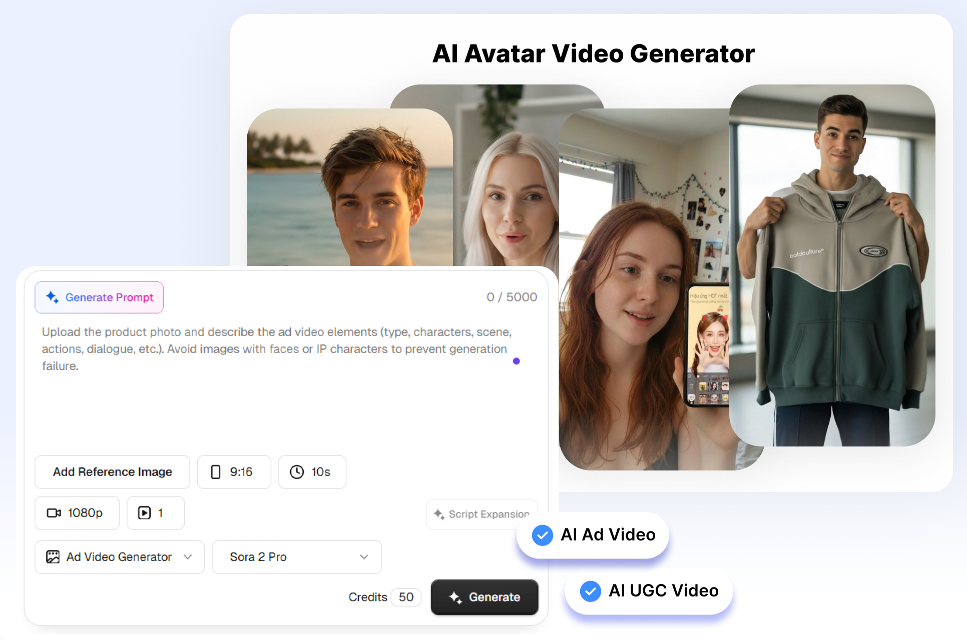 AI Influencer Generator | Create Virtual Influencers for free!