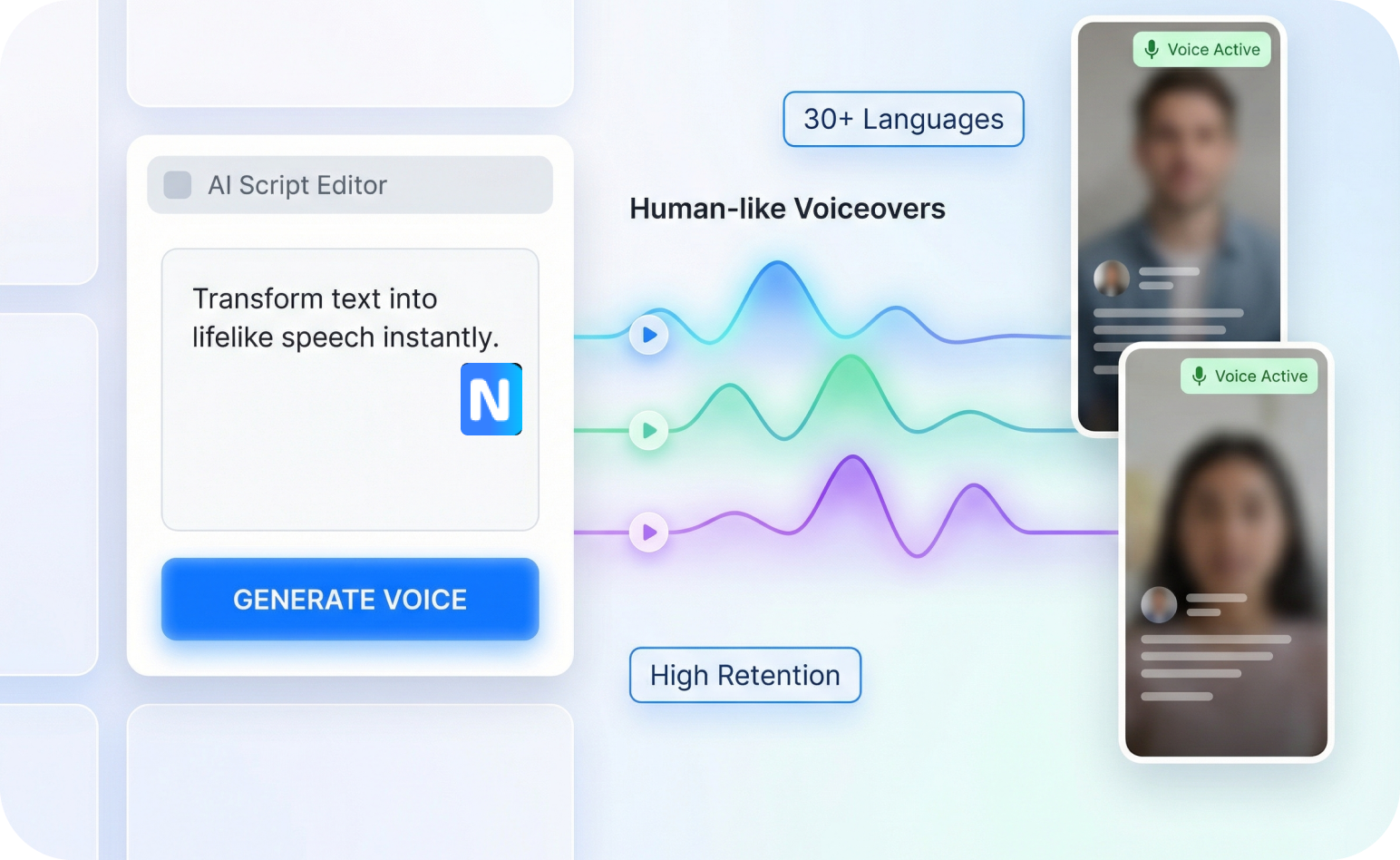 Free AI Text to Speech for E-commerce Video Ads | Nextify.ai